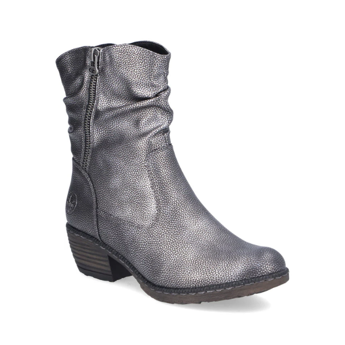 Women's Rieker 93760 Mid Boot - Flexible & Lightweight – White-Balmer Shoes